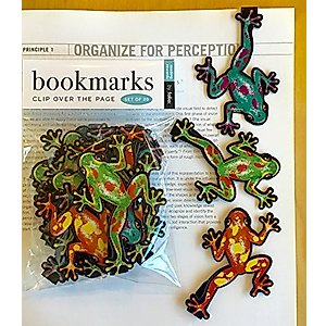 Frog Bookmarks - (Set of 20 Book Markers) Bulk Animal Bookmarks for Students, Kids, Teens, Girls & Boys. Ideal for Reading incentives, Birthday Favors, Reading Awards and Classroom Prizes!