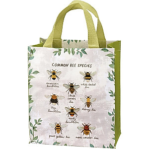 Primitives by Kathy Decorative Tote Bag, 8.75" x 10.25" x 4.75", Multicolor