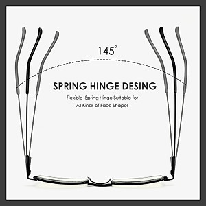 SOPHILY 3 Pack Slim Pocket Reading Glasses for Men Women Blue Light Blocking Compact Readers Spring Hinge Metal Frame Eyeglasses (Yellow Black Grey, 1.25)
