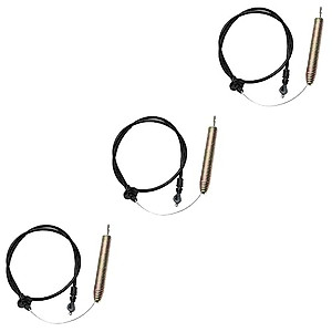 Yardwe Clutch 3 pcs Durable Grass Cutter Deck Pull Lawn Replacement Practical for Cord Craftsman Engagement Machine Fit Mower Cable Tractor Mowing Clutch Control Engagement Cable
