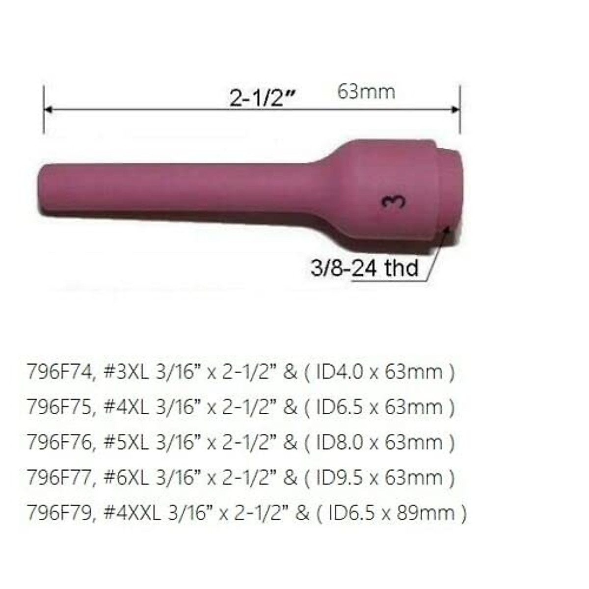 RIVERWELD TIG Gas Lens Collet Body 45V 13N Series Alumina Ceramic Cup 13N 53N 796F Series Assorted Size Kit Fit SR WP 9 20 25 TIG Welding Torch 46pcs