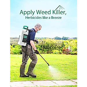 KIMO Cordless Leaf Blower+3 Gallon Garden Sprayer