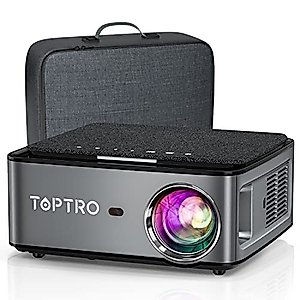 5G WiFi Bluetooth Projector, Projector Support 4K, Keystone Correction, Zoom Function, Compatible with iPhone/Android