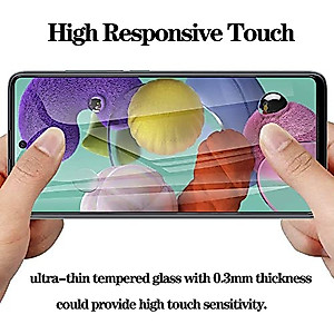 NC [2 Pack] Privacy Screen Protector for Samsung Galaxy A33 /A42 /A32 /A12/A13 5G/A02S/A03S Tempered Glass, Anti-Glare Full Covered,Smooth Touch, No Bubble