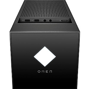 HP OMEN 30L Liquid Cooled Gaming Desktop, Intel Core i7-10700K Up to 5.1GHz, GeForce RTX 3060Ti 8GB, 64GB RGB DDR4, 2TB PCIe SSD+2TB HDD, Wi-Fi, BT, HDMI, USB-C, RJ45, Win11 Pro, Black, SPS HDMI Cable