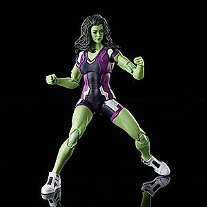 Marvel Legends Series Disney Plus She-Hulk MCU Series Action Figure 6-inch Collectible Toy, Includes 2 Accessories and 1 Build-A-Figure Part