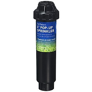 Orbit 54346 4" Pop-Up Spray Head Sprinkler with Full Pattern Nozzle