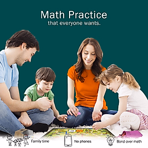 Logic Roots Pet Me Multiplication and Division Game - Fun Math Board Game for 5 - 9 Year Olds, Easy Start STEM Toy, Perfect Educational Gift for Kids (Girls & Boys), Homeschoolers, Grade 1 and Up