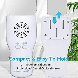ANNWAH Dental Photography Mirrors Fog Free - Pofessional Dental Occlusal Mouth Mirror Anti-sctraching Surface Intraoral Mirrors with Handle
