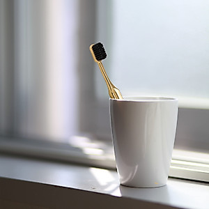 Paro Limited Edition 24K Gold Plated Amica Toothbrush - a Touch of Luxury!! The Perfect bristles Now with Style!