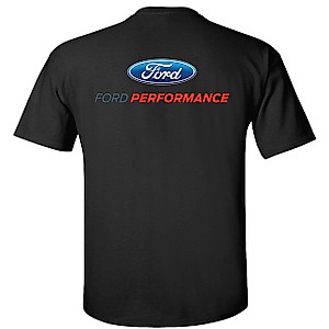 Fair Game Ford Performance Logo T-Shirt GT Racing Design Mustang Mach 1-Black-XL