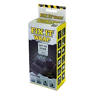 OrthoTape Fix It Wrap 2 INCH X 50 inch | Repair Wrap | Strong Fiber Weld Fix Reinforcement Repair -2 Pack