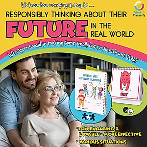 Autism & Prosperity Kids Emotions & Social Life Skills Autistic Children Set ASD Child Boys Girl Teen Learning Materials Toys Game Sensory Special Needs No 1-3 Toddlers Age Gifts 3 4 5-7 8-12 Products