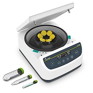 LAB FISH Laboratory Centrifuge Machine 2ml/5ml/10ml/15ml/50ml Lab Test Tubes | Low Speed Control 500-4000r/min,Max 2146xg | Store 9 Programs W/Timer 30sec-99min