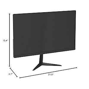 Fiodio 22” 144Hz 1920 x 1080p Full HD Flat Computer Monitor with HDMI Display Ports, Adjustable Tilt, Free-Tearing Eye Care Monitor for Home Office and Gaming (DP Cable Included), Black (C2B2G)