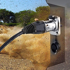 ANMBEST 5PCS Panel Mounting RJ45 IP65 Waterproof PCB Signal Panel Cat5/5e/6 8P8C Connector Ethernet LAN Cable Connector Double Head Coupler Adapter Female to Female with Waterproof/Dust Cap