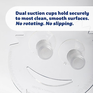 Scrub Daddy Sponge Holder - Daddy Caddy - Suction Sponge Holder for Smiley Face Sponge , Non-Slip Suction Cups, Sink Organizer for Kitchen and Bathroom, Self Draining, Dishwasher Safe - 1ct