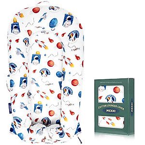 Infant Lounger Baby Nest Replacement Cover | Hypoallergenic | Premium | [Fits Dockatot Deluxe+] (Cover Only) (Driver Dinos)