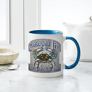 CafePress Chesapeake Bay Blues Mug Ceramic Coffee Mug, Tea Cup 11 oz
