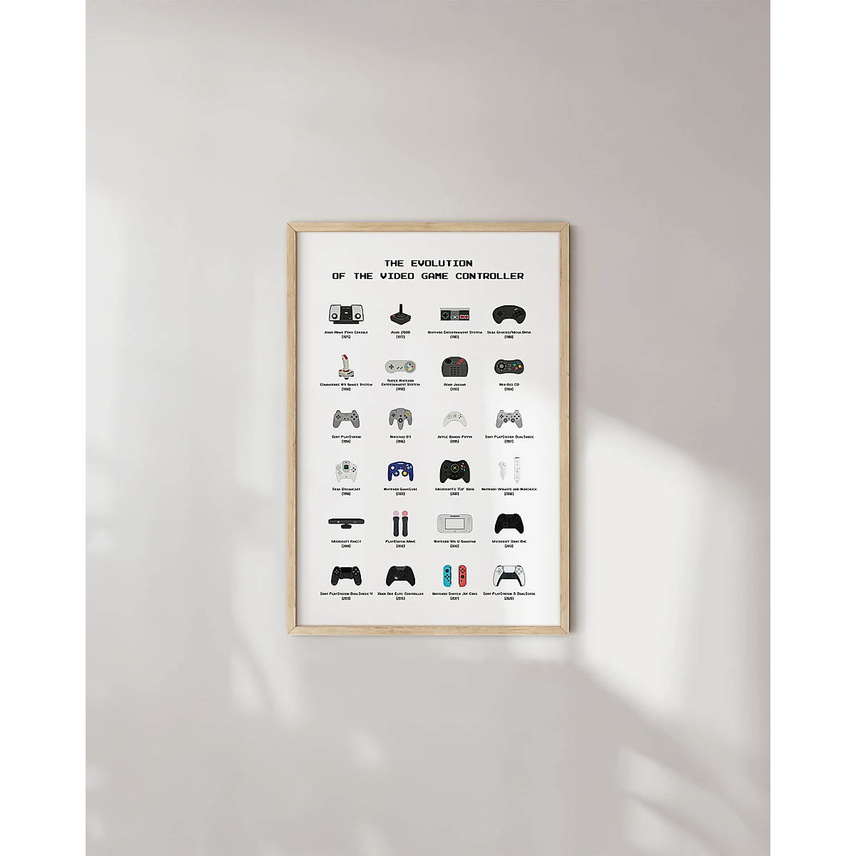 HAUS AND HUES Retro Video Game Posters for Walls Video Game Wall Art and Gamer Poster Gamer Decor for Boys Room Gamer Wall Art Video Game Prints Game Room Decor (24x36, Unframed)