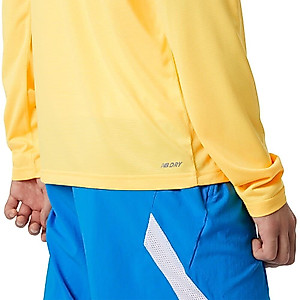 New Balance Men's Accelerate Long Sleeve, Vibrant Apricot, Large