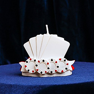 Birthday Candles Good Luck Poker Creative Cake Candles Father's Day Send Father Boyfriend Husband Gift Cake Toppers