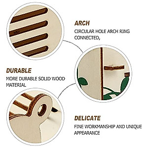 Ipetboom Guinea Pig Toys Toys Hamster Wooden Maze Tunnel Toy Small Animals Activity Gerbil Labyrinth Dwarf Hamster Training Play Toys Maze Tunnel Mice Accessories for Hamster Pet Wooden Toys