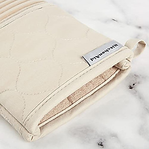 KitchenAid Onion Quilt KT OM PH Kitchen Towel, Oven Mitt & Potholder Set, Milkshake