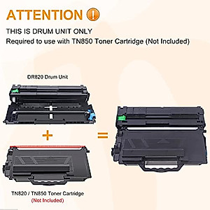 HenceBuy Compatible Drum Unit Replacement for Brother DR820 DR-820 DR 820 Brother HL-L6200DW MFC-L5850DW HLL6200DW HL-L6200DW MFC-L5900DW MFC-L5700DW HL-L5200DW MFC-L6800DW Printer (Drum Unit-1 Pack)