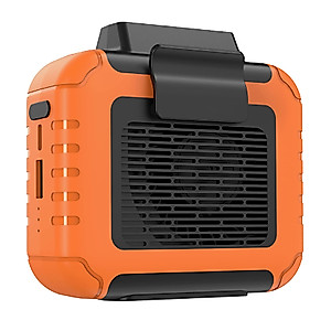 Yeedie Portable Waist Fan with 23H Working Time, Strong Airflow, 3 Speed, Personal Cool Clip Fan Under Shirt, Hand Free Wearable Belt Fan for Outdoor Working Hiking Fishing Jobsite Farm