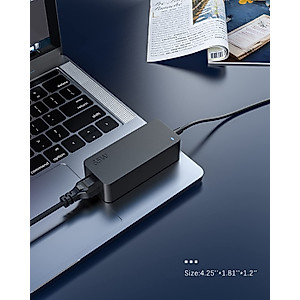 65W USB C Charger Fit for Dell Inspiron 3420 5330 5430 5630 i7620,Inspiron 7630 7430 7435 7635 2-in-1,Latitude 3330,Latitude 7230 Rugged Laptop Power Adapter Cord