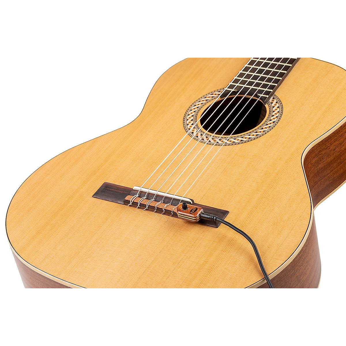 KNA Pickups Portable Piezo Nylon String Guitar Pickup with Volume Control (NG-2)