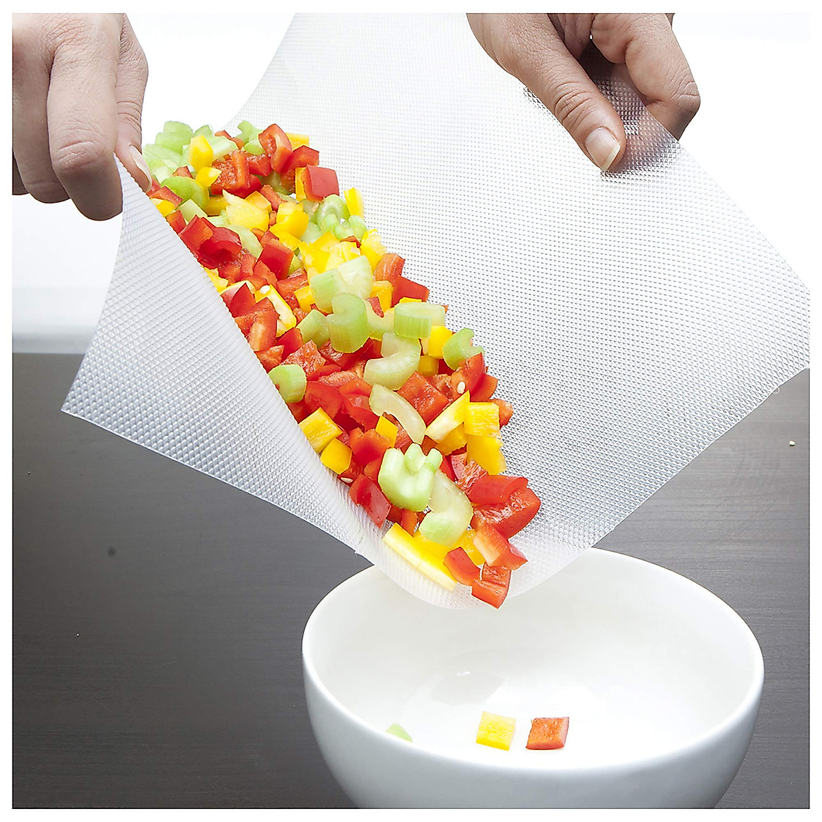 Mind Reader E-Z Board Disposable Plastic Cutting Board, 20 Square Feet, Easy Clean-Up and Convenient Use, Ideal for Camping, Hunting, Boating, and For People With Food Allergies, Clear