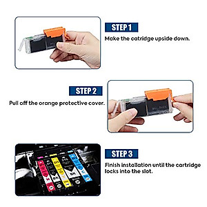 ALLWORK PGI270XL CLI271XL Compatible Ink Cartridges Replacement for Canon PGI-270XL CLI-271XL Works with Canon PIXMA TS6020 9020 5020 8020 MG7720 6821 5720 6820 5722 6800 5700 6822 5721 10 Pack