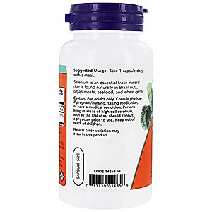 Selenium 200 mcg Yeast Free 90 Capsules (Pack of 2)