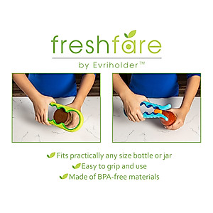 Fresh Fare Twist Gripper Pads Easy Grip Jar Openers, One Size, Colors May Vary
