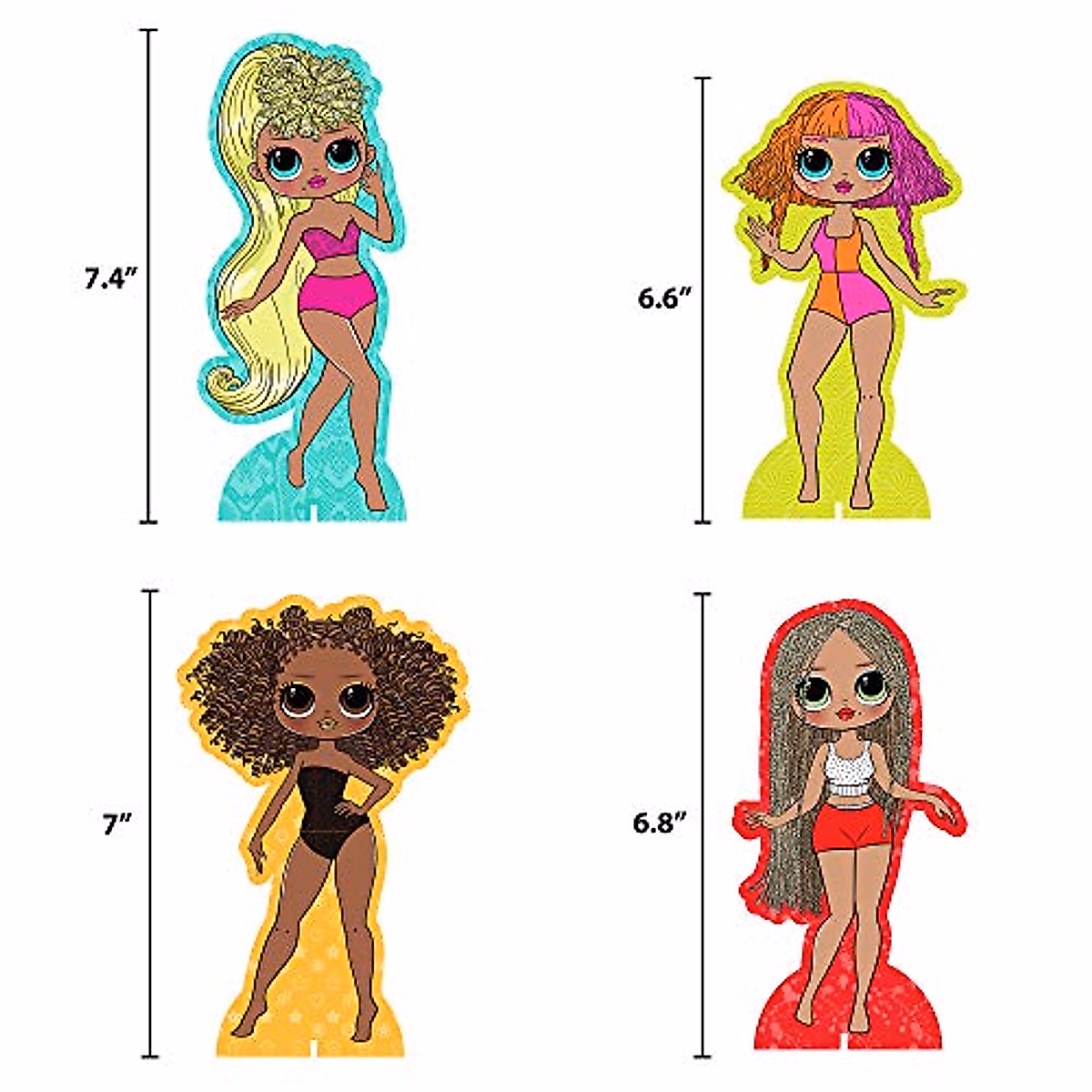 L.O.L. Surprise! 2-in-1 Fashion Design Activity Kits by Horizon Group USA, Includes 2 DIY Fashion Craft Kits, Create 100+ Designs with Fashion Plates, Dress-Up Dolls with Reusable Fabrics & Stickers