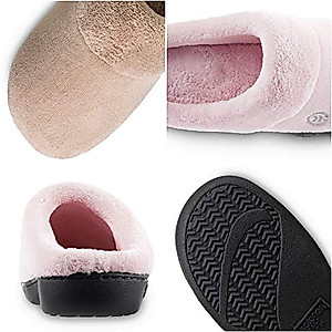 isotoner womens Classic slippers, Taupe, 7.5-8 US