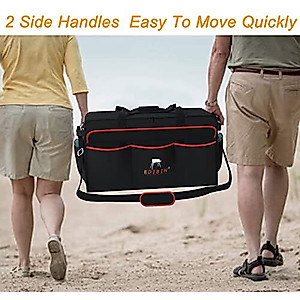 17 Inch Griddle Carry Bag Fits for Blackstone 1814 17 inch Tabletop Griddle with Hood Lid,Exclusively Fits for Blackstone Tabletop Griddle 17 inch with hood Carry Bag ,600D Polyester Heavy Duty