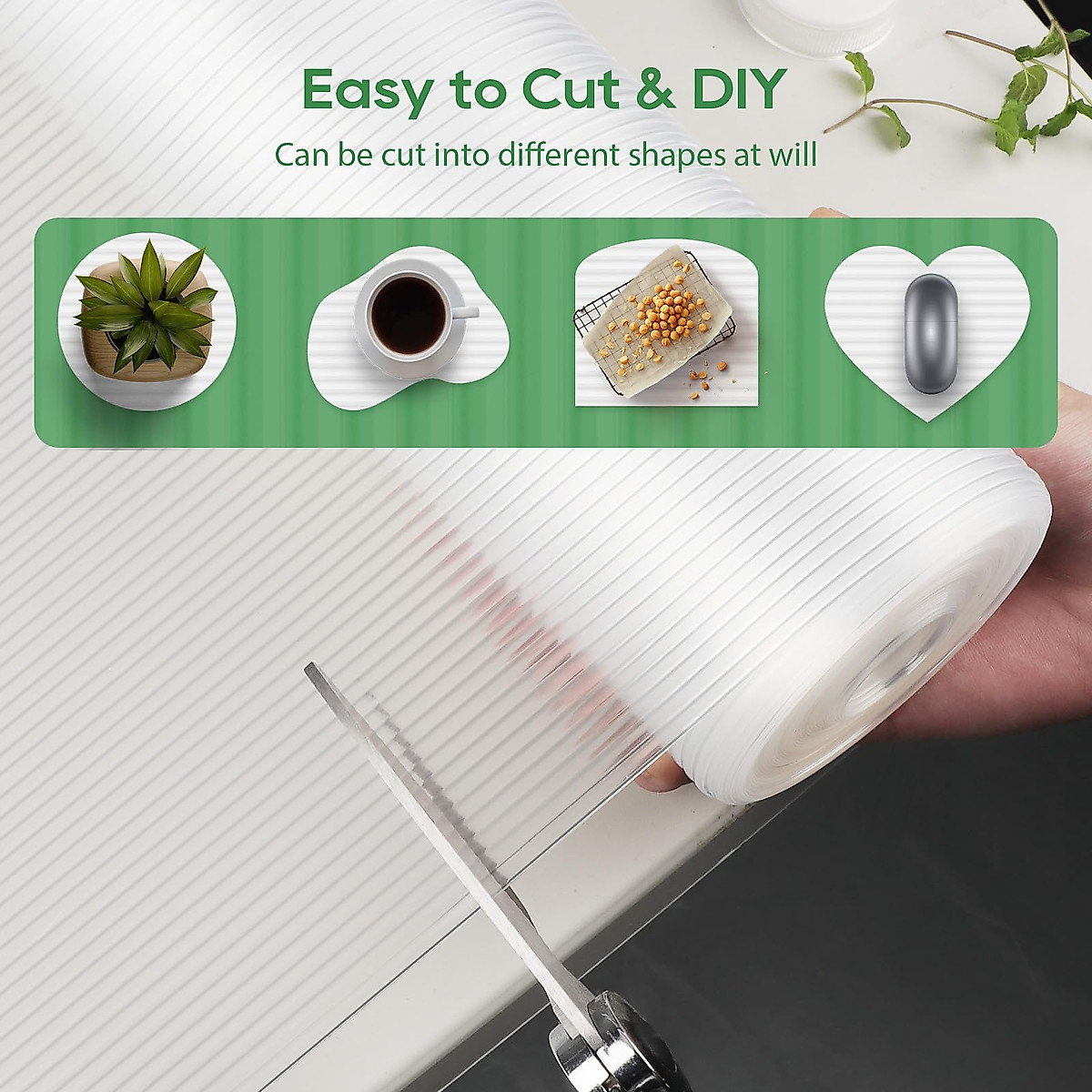 Anoak Shelf Liner Cabinet Liner, Non Adhesive Drawer Liner, Washable 12 Inch x 20 FT(240 Inch) Waterproof Durable Non-Slip Shelf Liner for Kitchen, Drawer , Refrigerator