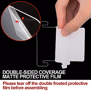 Dice Tower, Dice Rolling Tower Kit with Double Sided Matte Protective Film, Please Tear Off Before Use & Tray Collapsible Portable Easy Roller for Desktop Board Game,RPG, D&D & Foxta