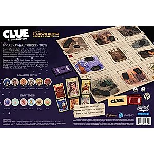 CLUE: Labyrinth | Solve The Mystery - Who Does Jareth Control, Where is Toby, and What Object is Used | Collectible Clue Game Based on Jim Henson’s Labyrinth | Officially-Licensed Game