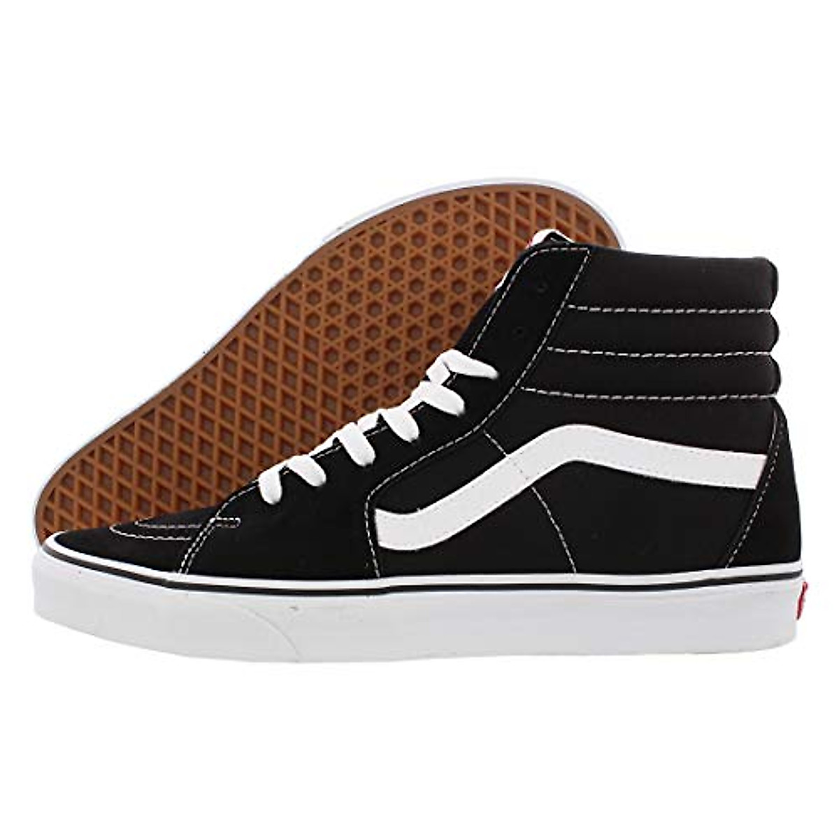 Vans Sk8-Hi Unisex Casual High-Top Skate Shoes Black/White/Black