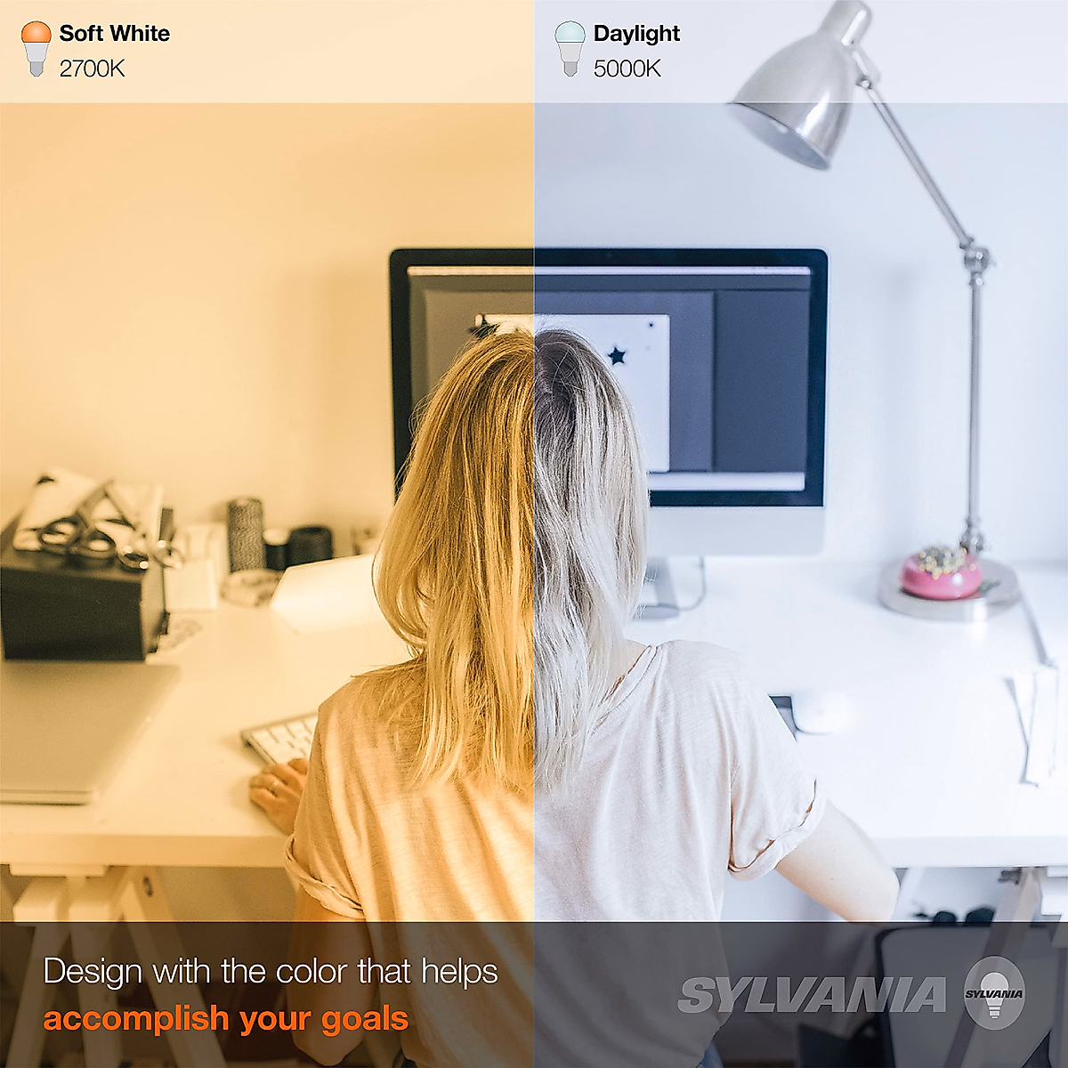 LEDVANCE (case of 8 Bulbs) Sylvania LED Vintage Filament ST19 Light Bulb, 60 watt Equivalent Using only 7 watts, Medium Base, 590 Lumens, Dimmable, 2175K, Amber Glow (40329)