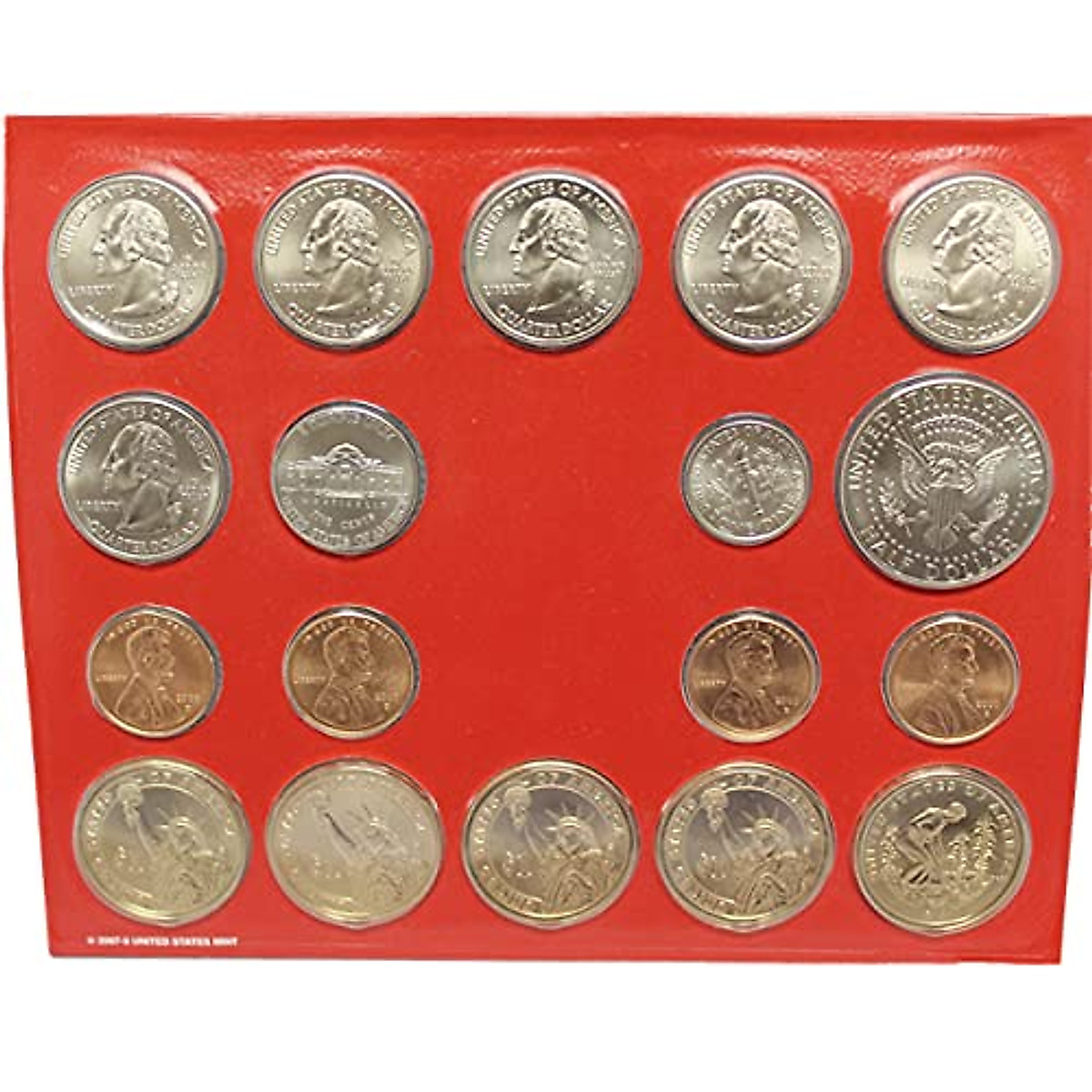 2009 P, D U.S. Mint - 36 Coin Uncirculated Set with CoA Uncirculated