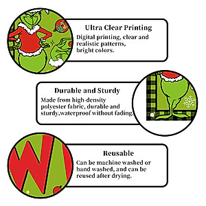 Large Welcome To Whoville Banner for Fence Whoville Christmas Xmas Winter Holiday Decorations Outdoor Outside Fence for Home