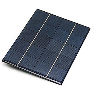 Fielect USB Mini Solar Panel 5V 3.5W Polysilicon Solar Cells Charger for Bicycles,Mobile Phones,Power Bank,Camping Lights 130x165mm