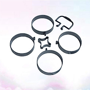 Fried egg rings, Fried Egg Rings Mold, Pancake mold Maker, Cookie Cutters Mini Flower Molds Cutter for Baking