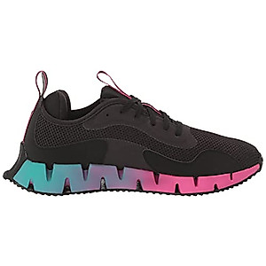 Reebok Women's Zig Dynamica Sneaker, Black/Proud Pink, 8.5