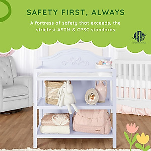 Sweetpea Baby 6044AU-BLUSH Baby Jasmine Changing Table, Blush